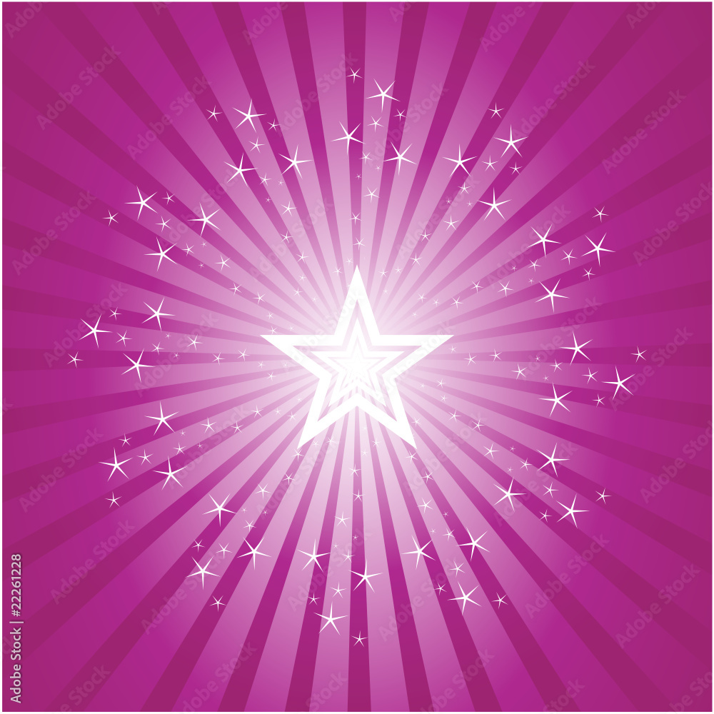 Exploding Star Burst Background Stock Vector | Adobe Stock