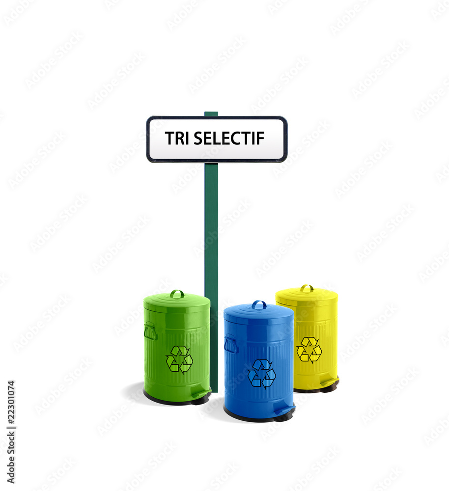 Tri Selectif Illustration Stock | Adobe Stock