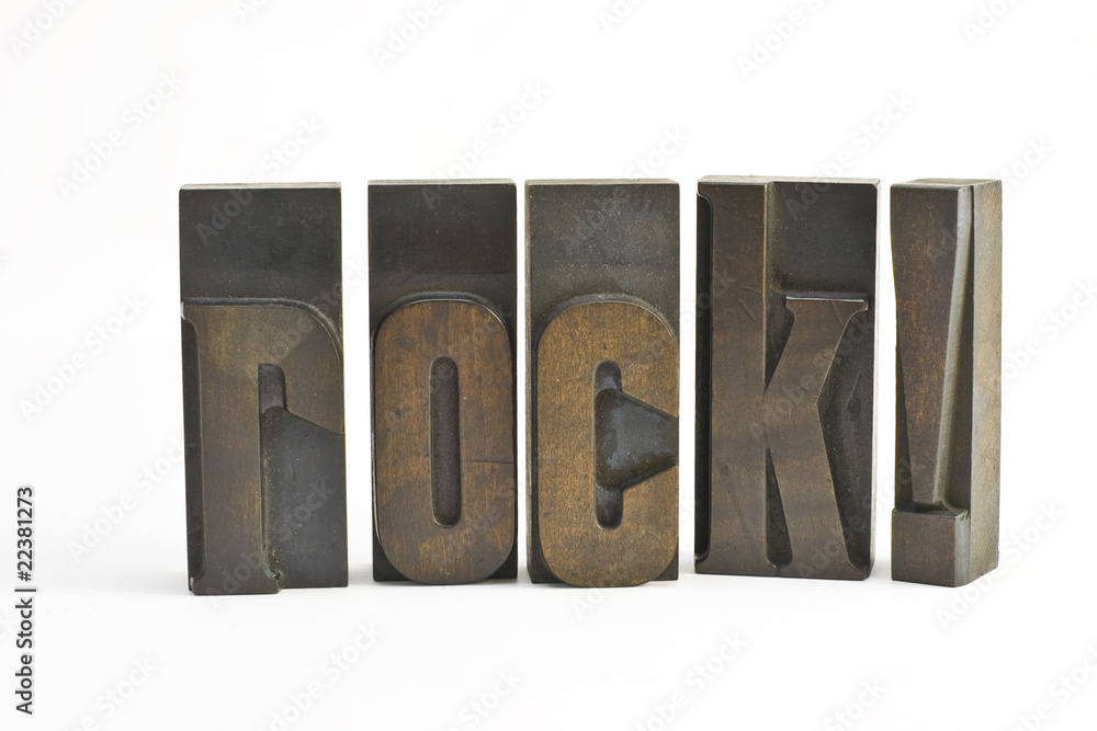 Rock letter / Rock Letter Stock Photo | Adobe Stock