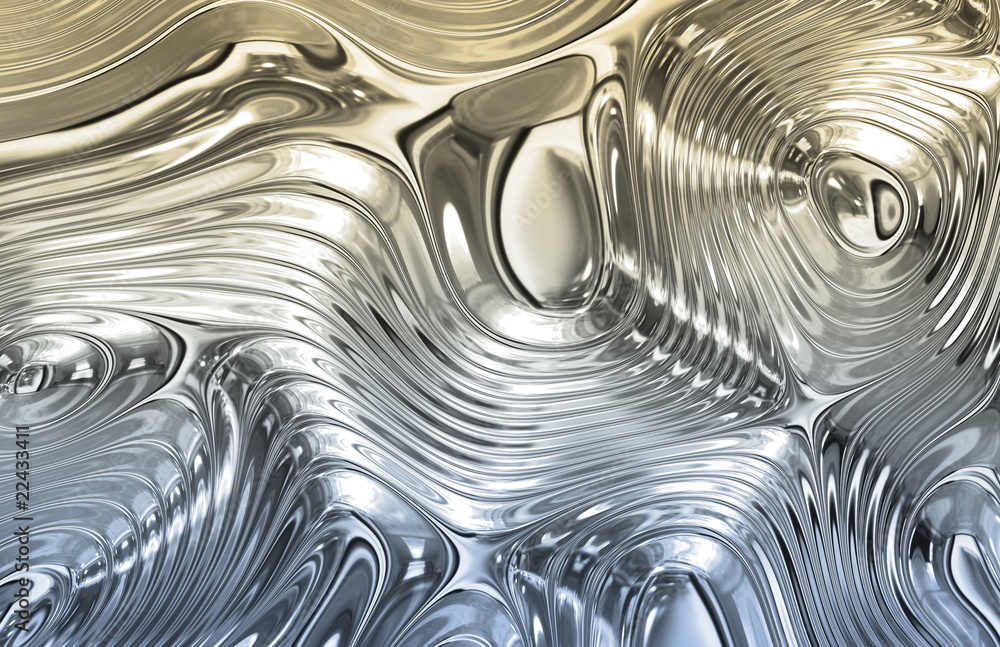 Liquid Metal Texture Stock Illustration | Adobe Stock
