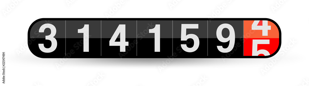 Vector Counter Stock Vector | Adobe Stock