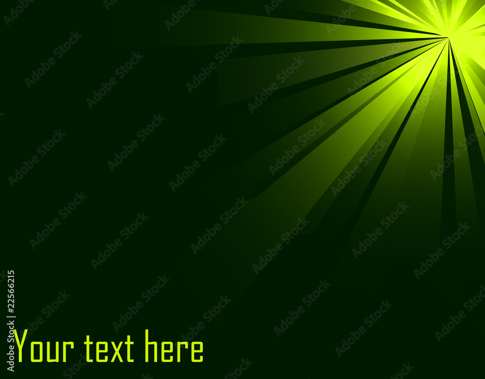 Abstract green burst background vector Stock Vector | Adobe Stock