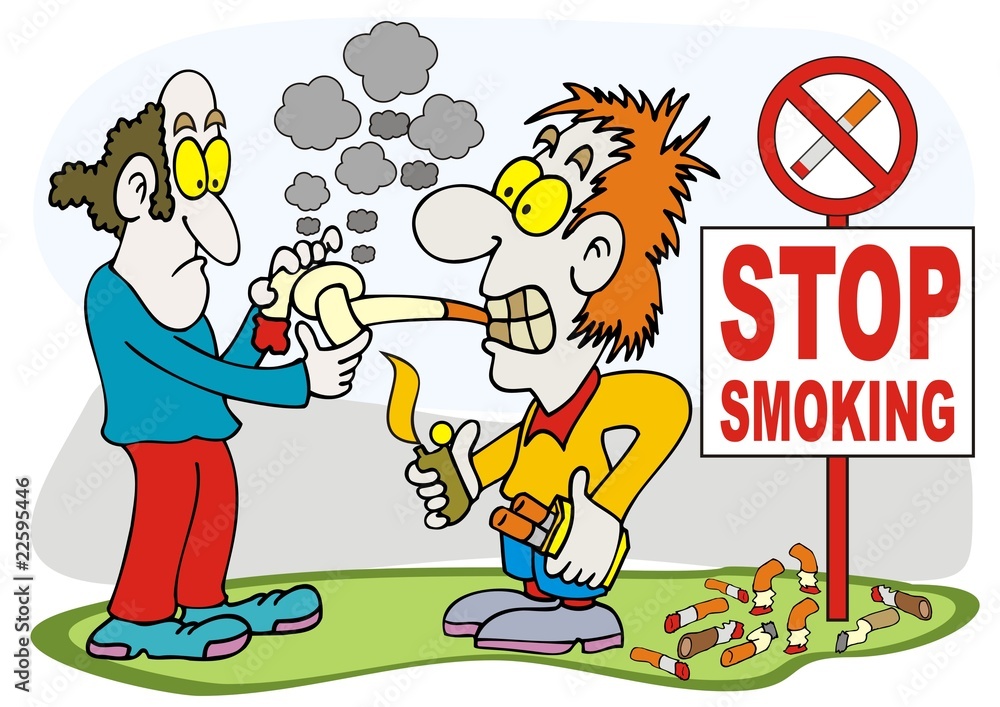 stop smoking sign illustration Stock Vector | Adobe Stock
