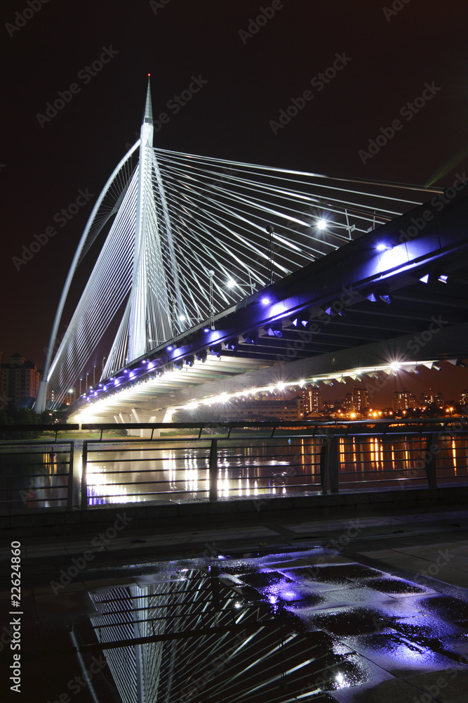 Seri Wawasan Bridge at Putrajaya, Malaysia Stock Photo | Adobe Stock