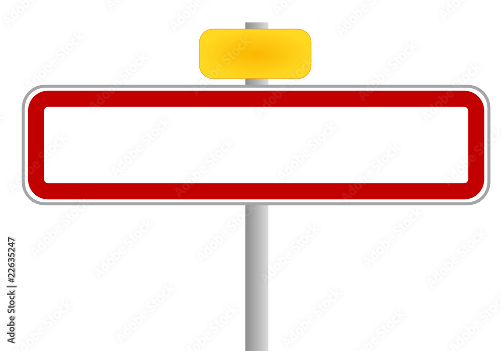 Panneau d'agglomération vector de Stock | Adobe Stock