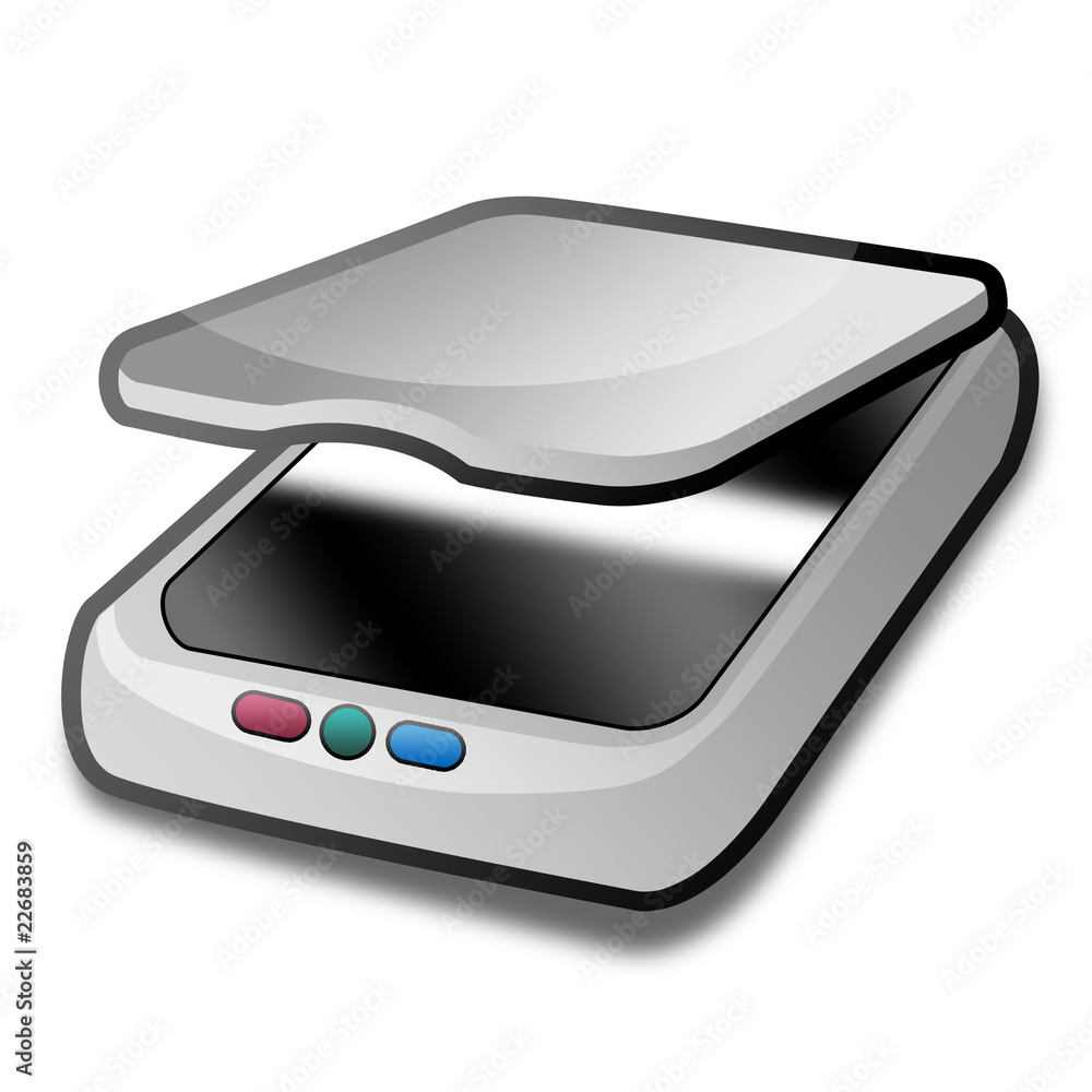 Computer Scanner Clipart