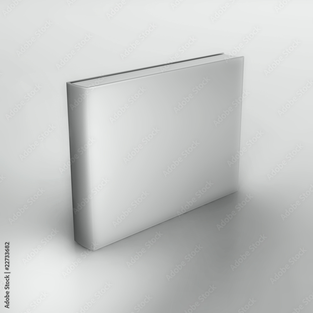 Blank book render Stock Illustration | Adobe Stock