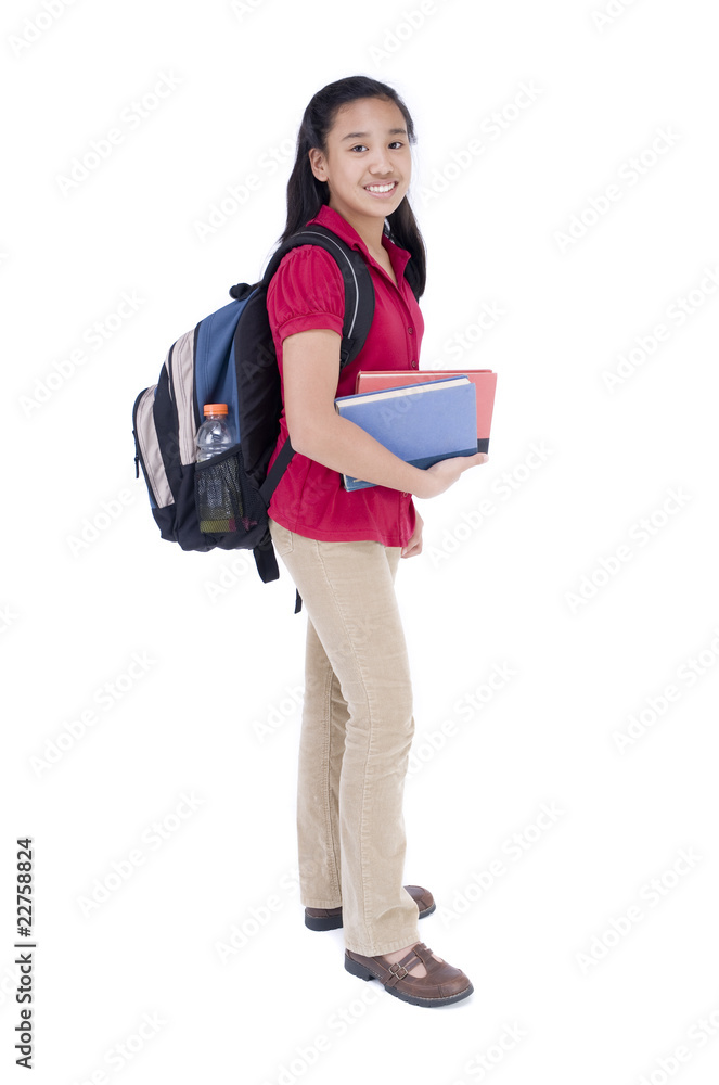 School Girl Stock Photo | Adobe Stock