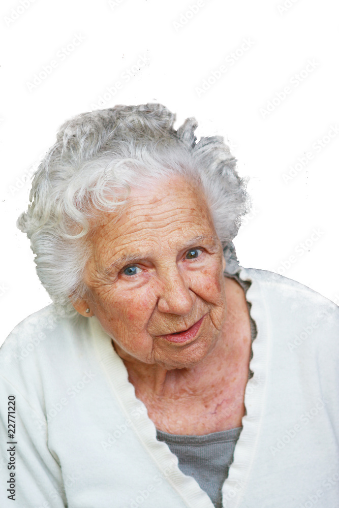 portrait de grand-mère Stock Photo | Adobe Stock