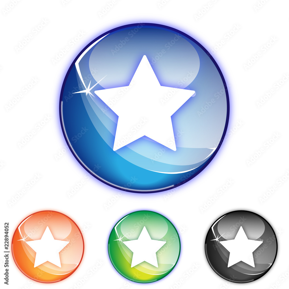Vecteur Stock Picto etoile - Icon star - collection color | Adobe Stock