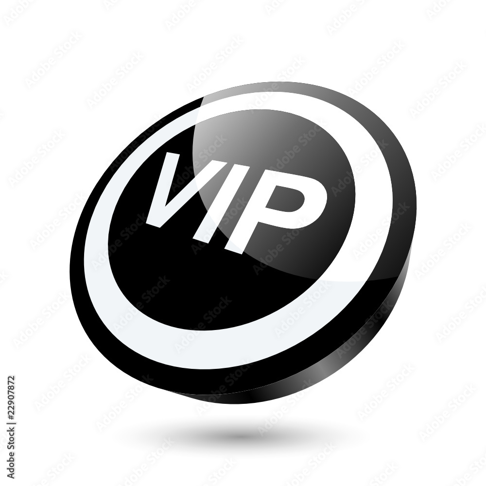 vip wichtig zeichen symbol button Stock Vector | Adobe Stock