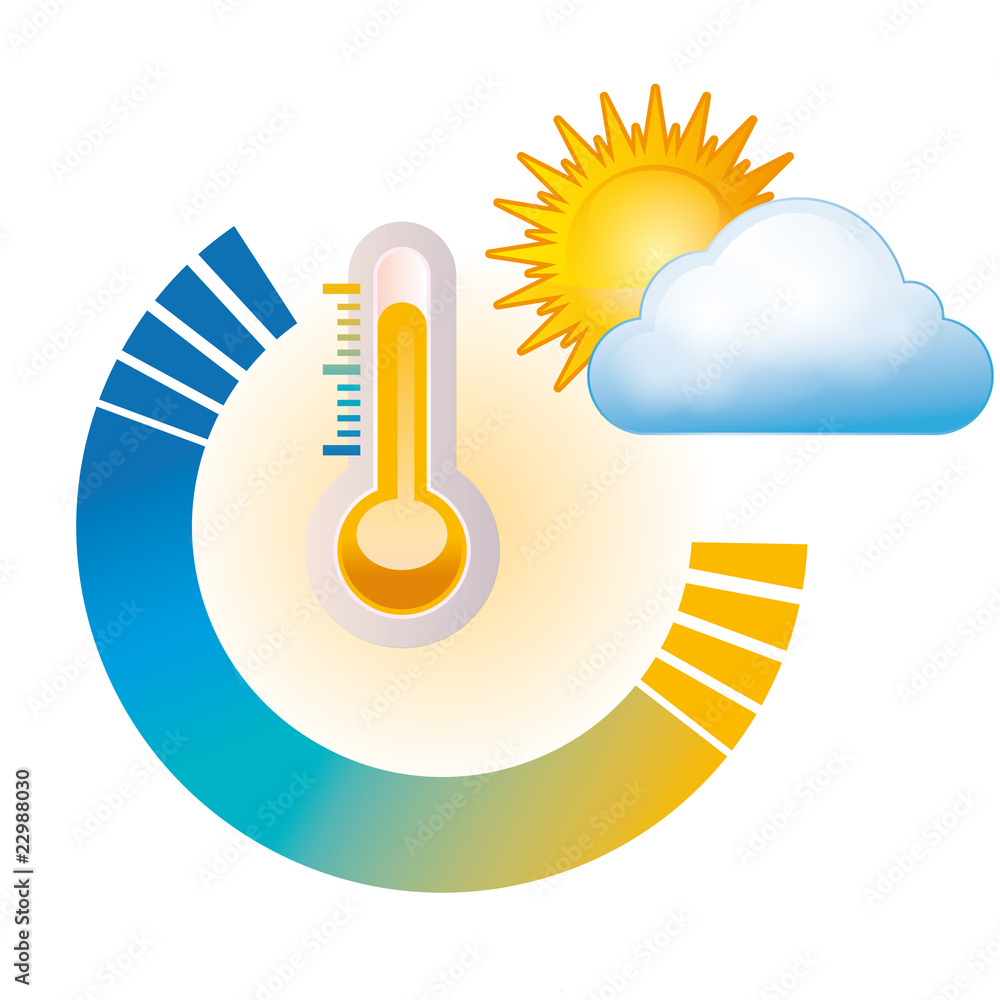 climate symbol icon storm & cloud Stock Vector | Adobe Stock