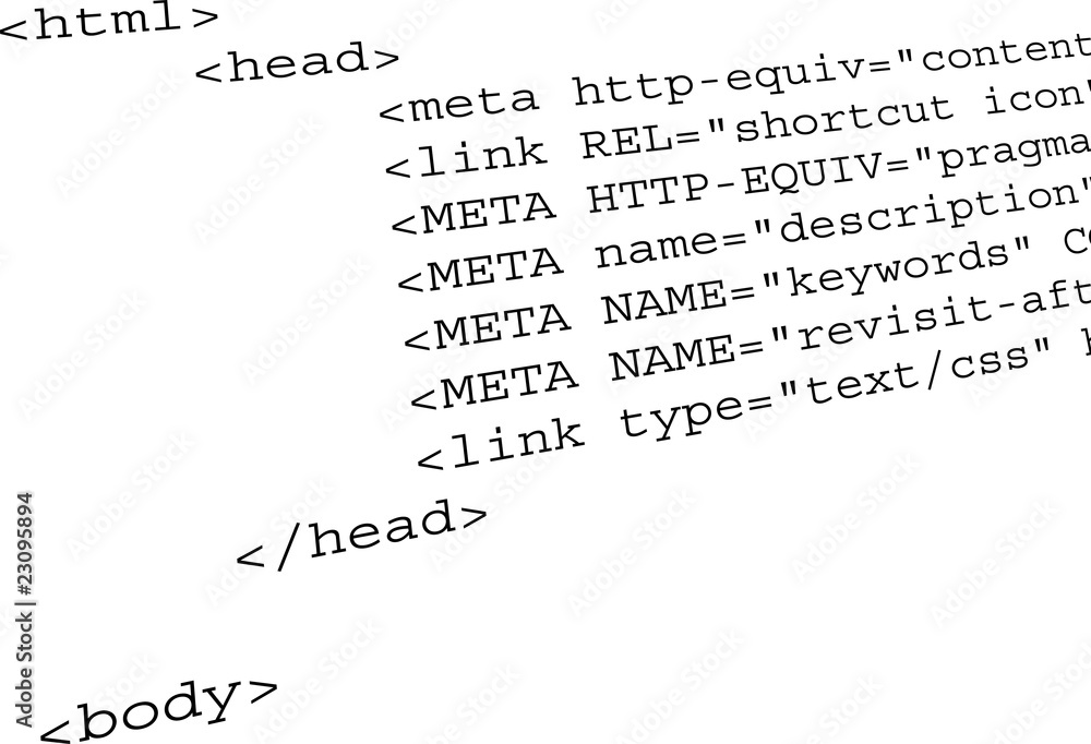 code html programm Stock-Vektorgrafik | Adobe Stock