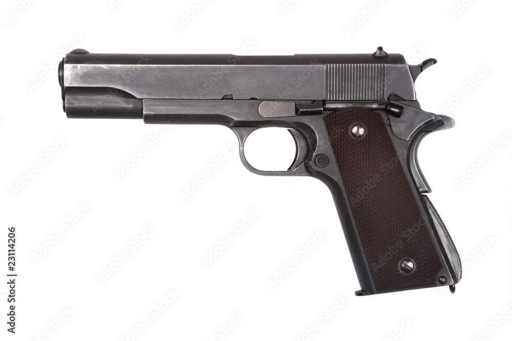 Pistol isolated. Stock Photo | Adobe Stock