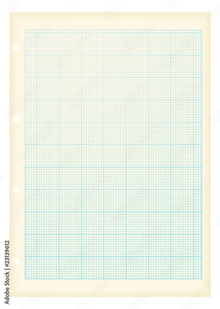 grunge a4 graph paper blue Stock Vector | Adobe Stock