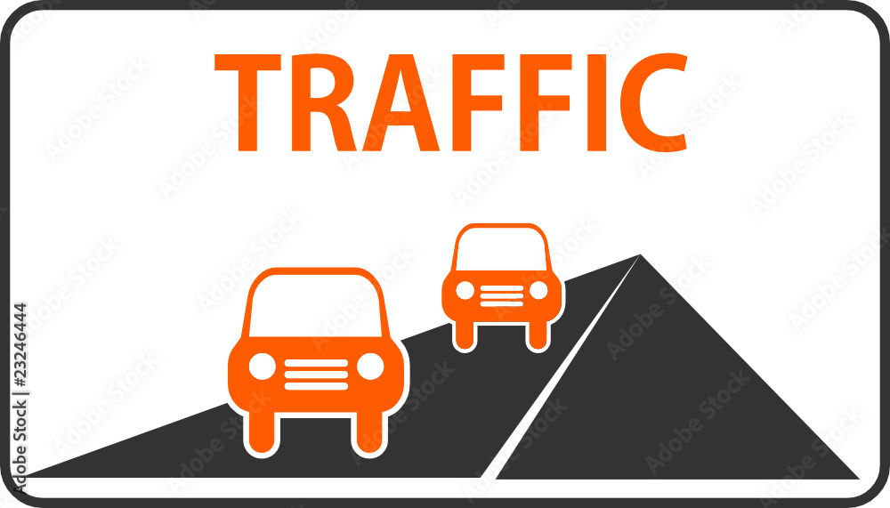 Logo Traffic Stock Vector | Adobe Stock