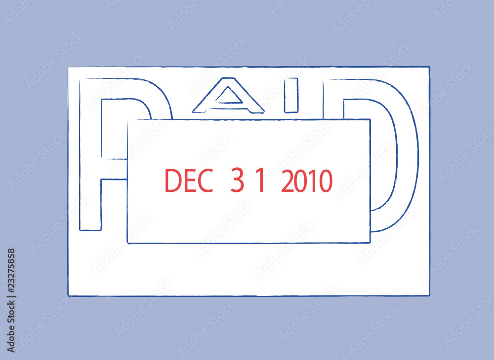 Paid seal Stock Vector | Adobe Stock