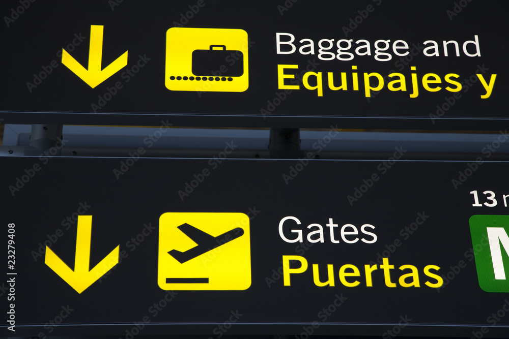 Baggage Reclaim and Airport Gate Sign Stock Photo | Adobe Stock Baggage Reclaim and Airport Gate Sign Stock Photo | Adobe Stock
