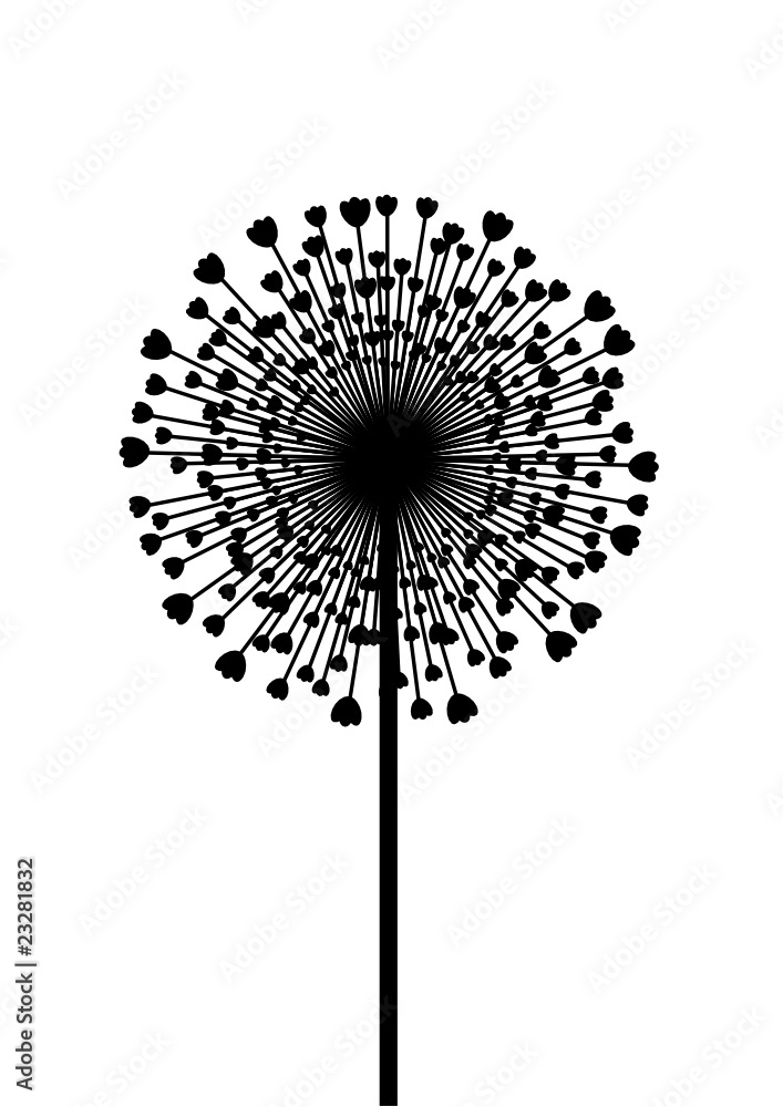 pusteblume Stock-Vektorgrafik | Adobe Stock