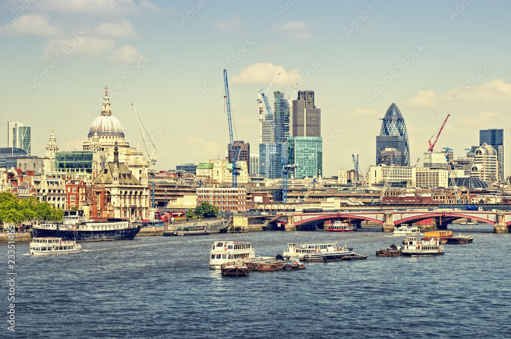 View From Waterloo Bridge London