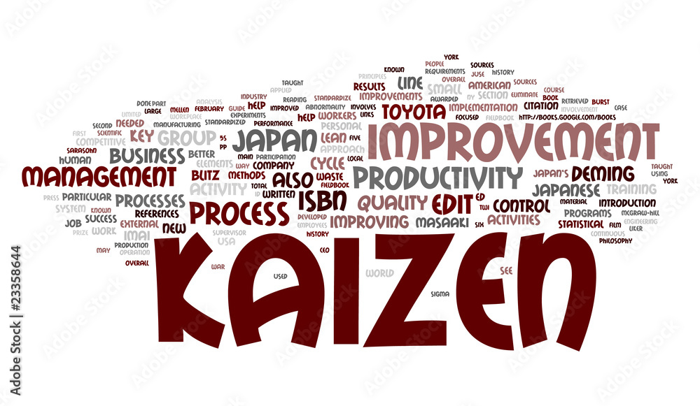 Kaizen concepts - change for the better Stock Illustration | Adobe Stock