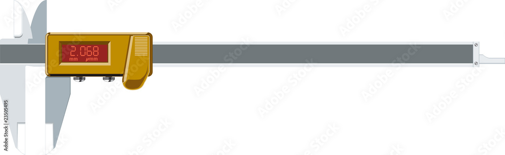Messschieber, Messen Stock Vector | Adobe Stock