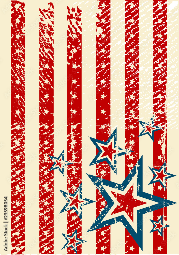 USA flag theme Stock Vector | Adobe Stock