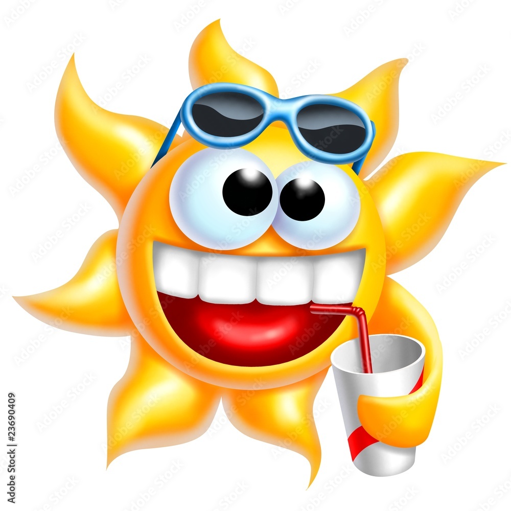 smile sun Stock Illustration | Adobe Stock