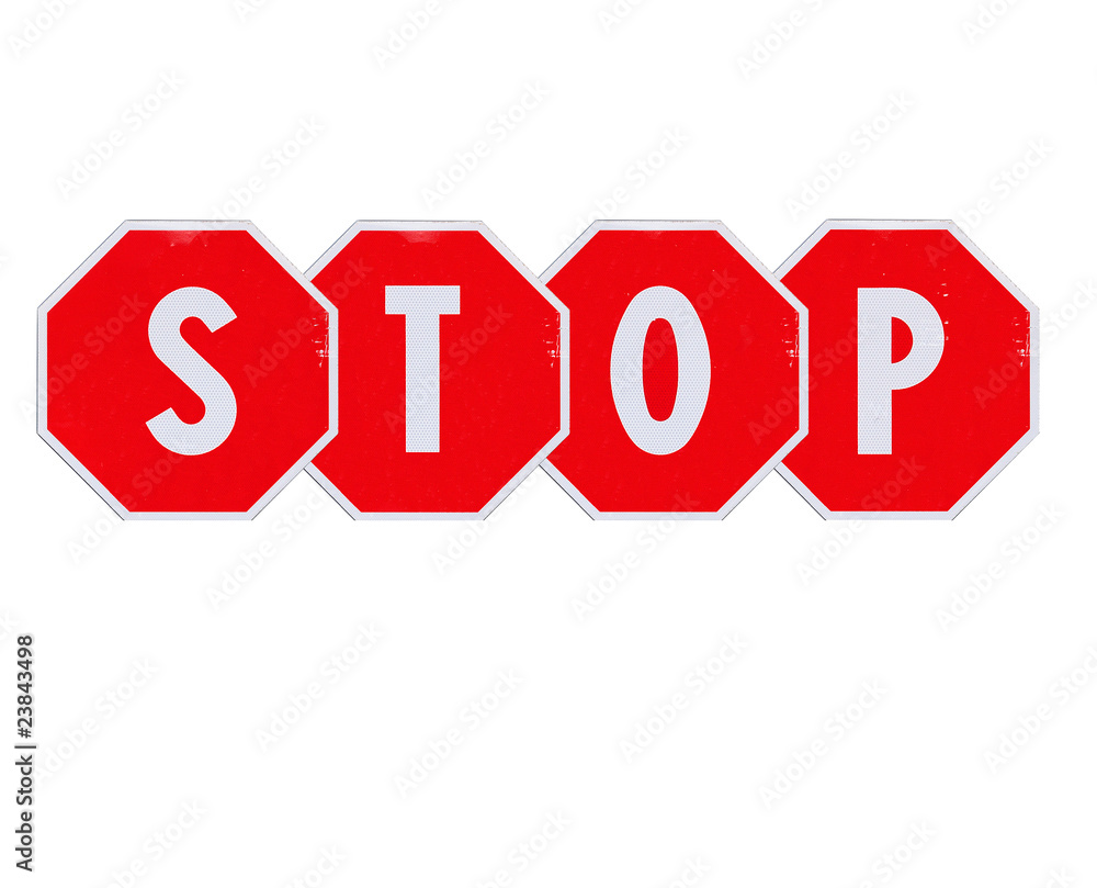 Foto Stock Segnale di stop | Adobe Stock