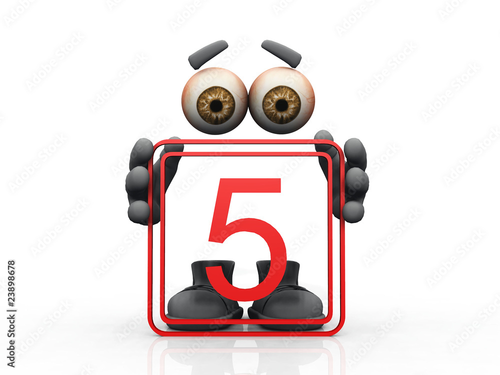 cinq Stock Illustration | Adobe Stock