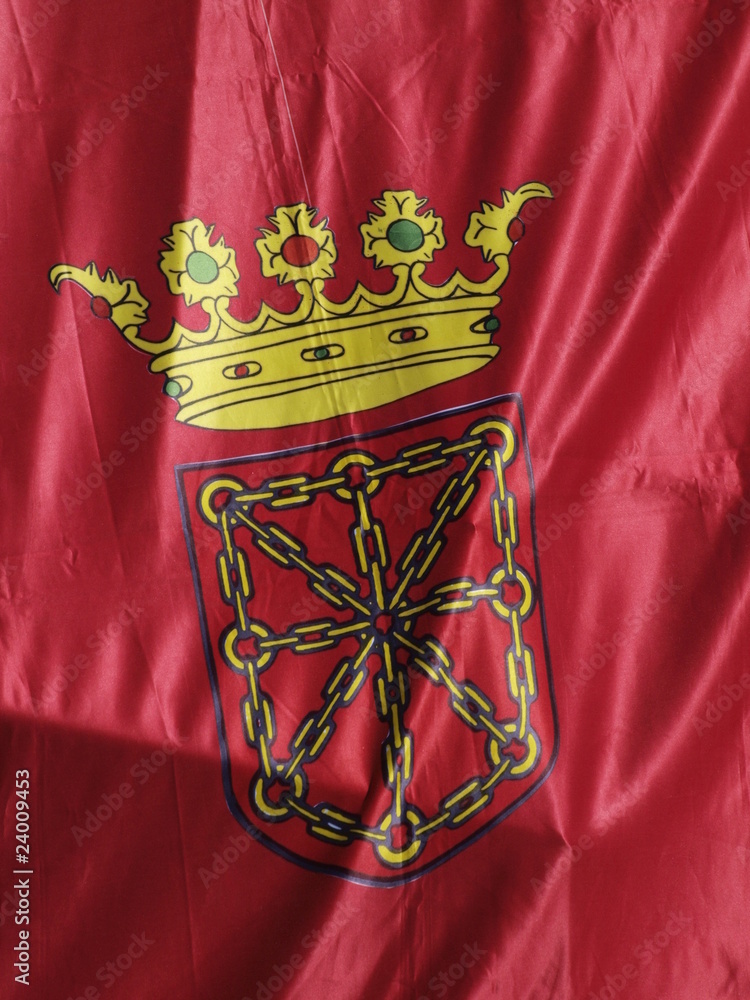 Fotografia do Stock: Bandera de Navarra | Adobe Stock