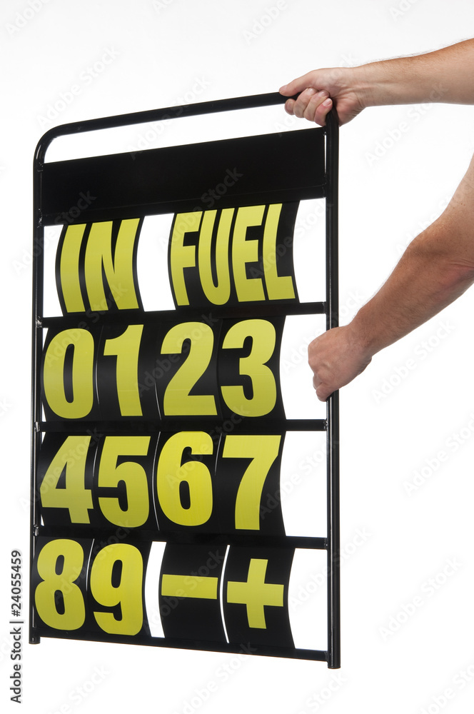 tabella box pit signal board Stock Photo | Adobe Stock