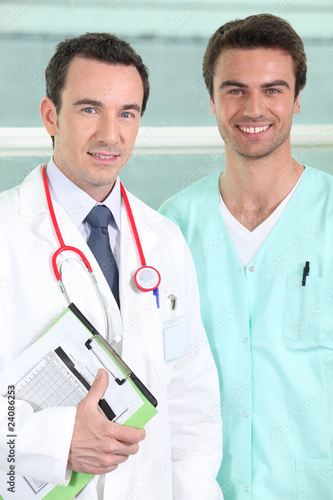 Médecin et infirmier Photos | Adobe Stock