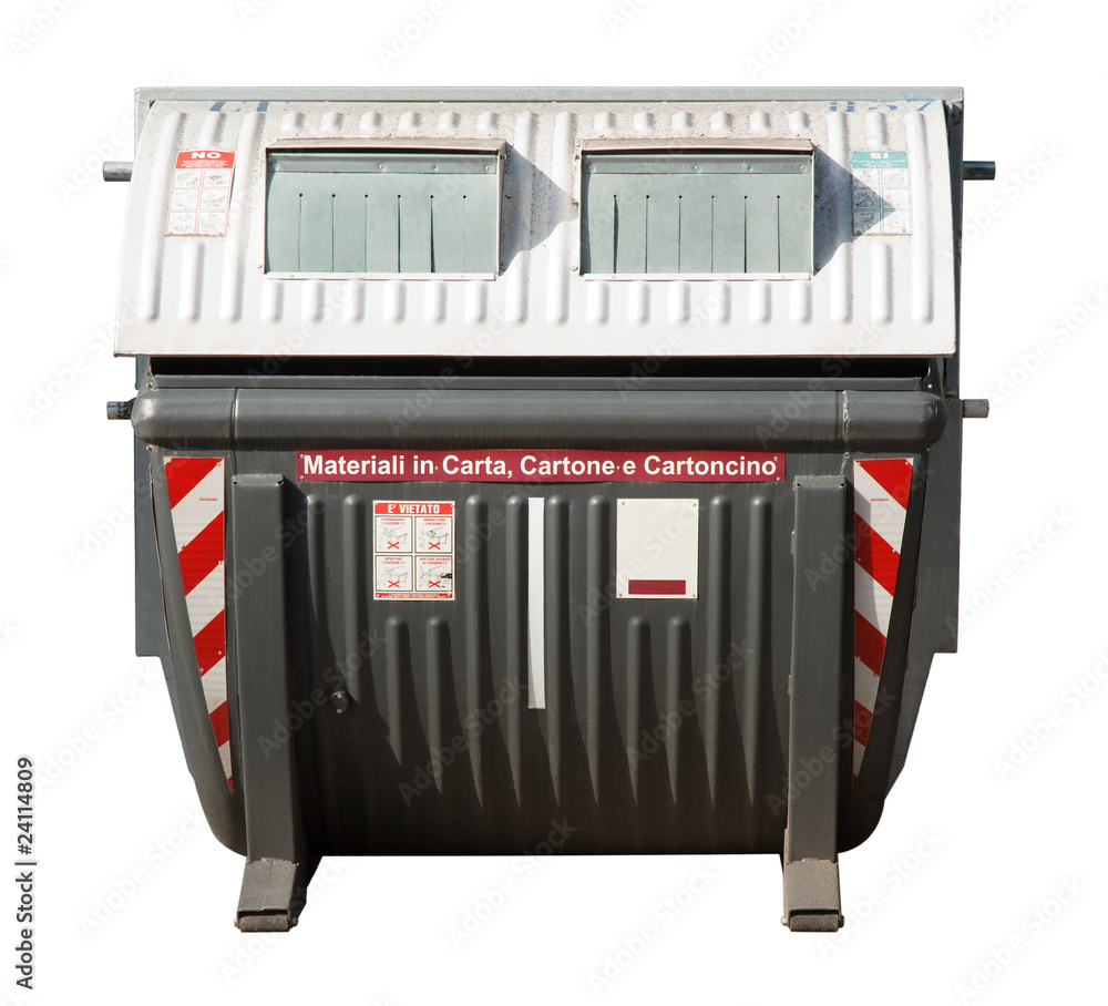 Cassonetto raccolta differenziata Stock Photo | Adobe Stock