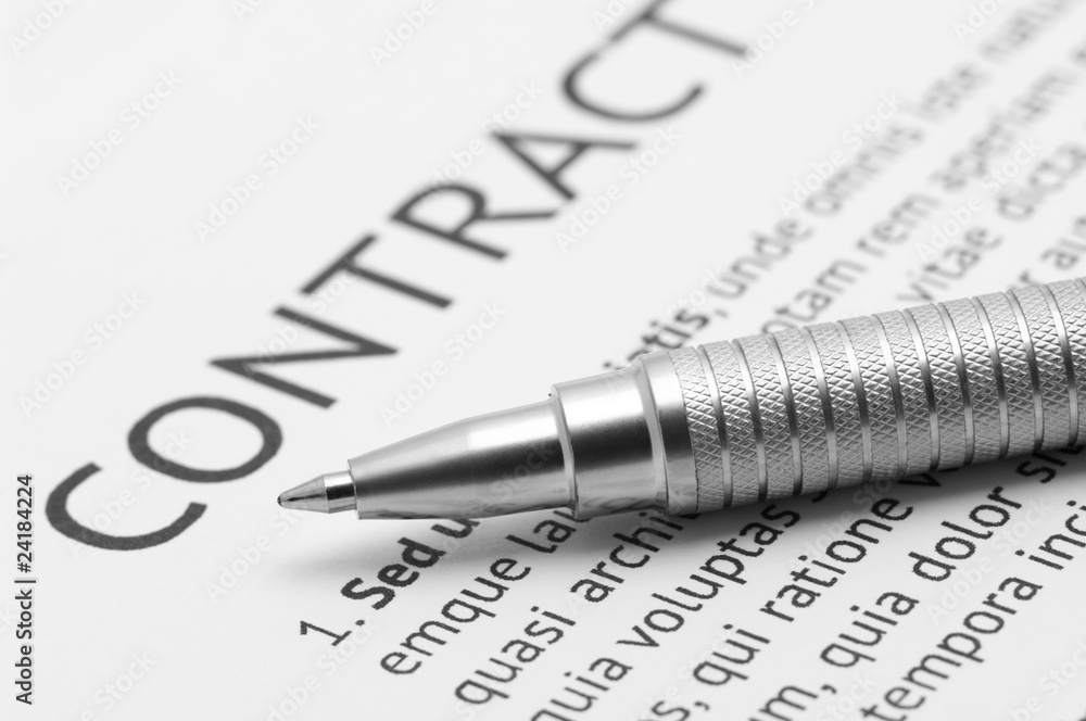 Contract Stock Photo | Adobe Stock