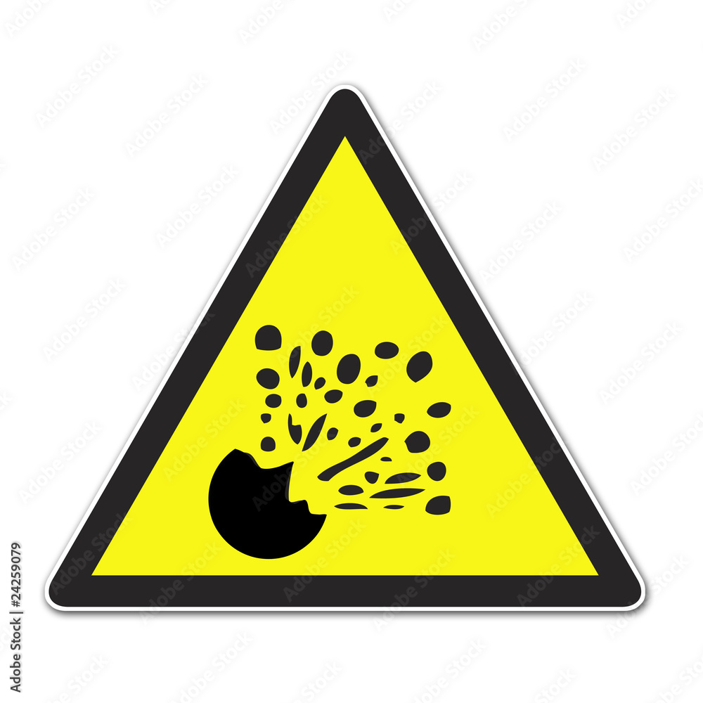 Señal PELIGRO EXPLOSION Stock Illustration | Adobe Stock