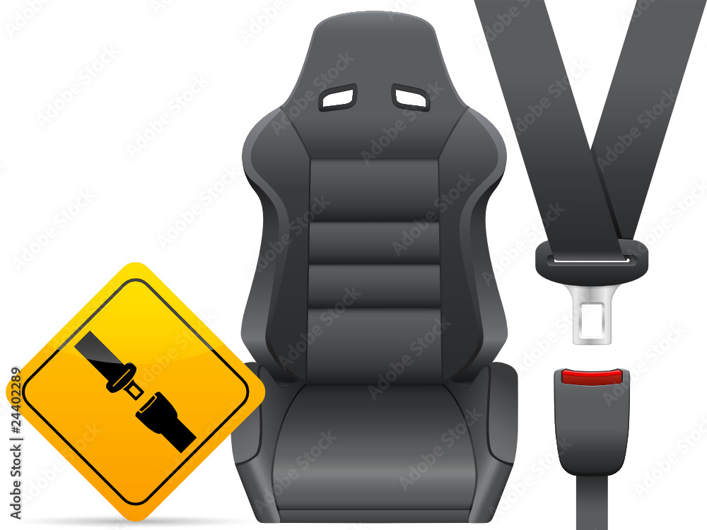 Bitte anschnallen Stock-Vektorgrafik | Adobe Stock