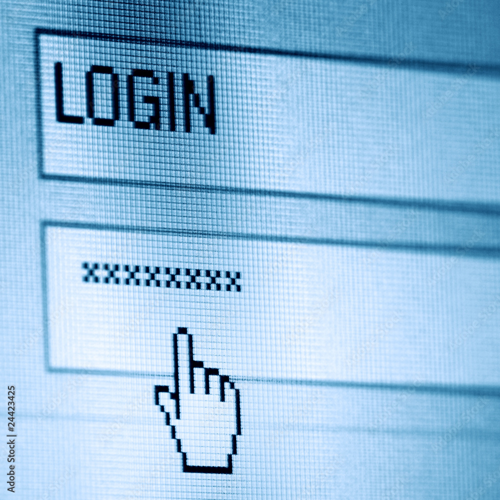 login password Stock Photo | Adobe Stock