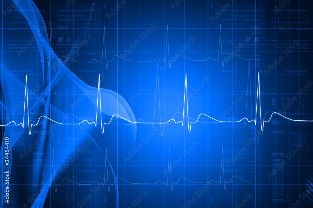 ECG Stock Illustration | Adobe Stock