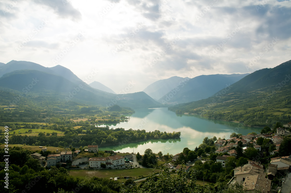 Lago di Barrea - Abruzzo Stock Photo | Adobe Stock