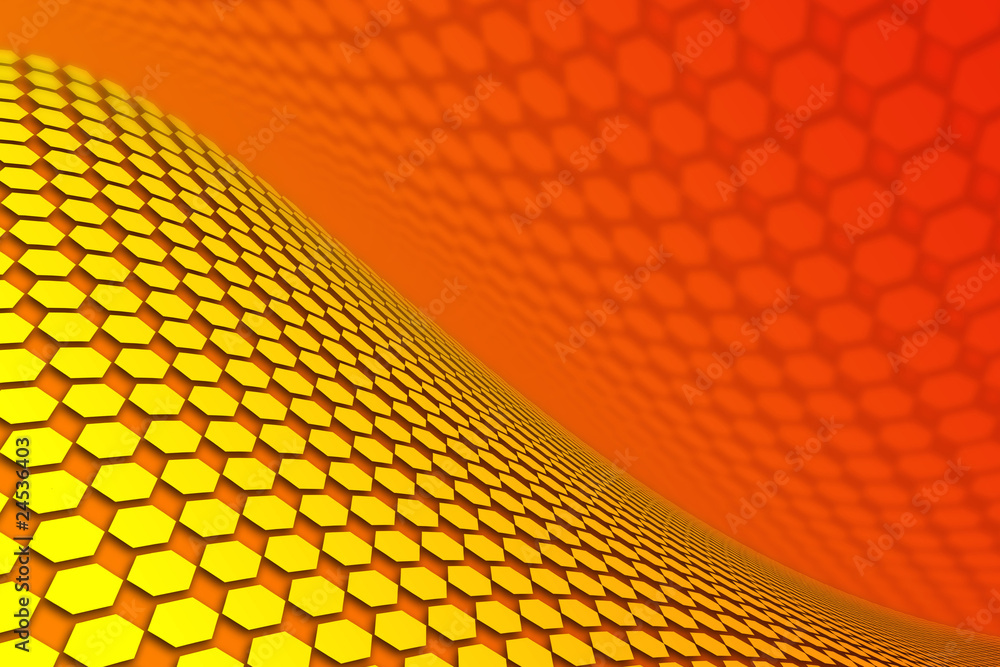 orange grid background, 3d texture, text, logo Stock Illustration ...