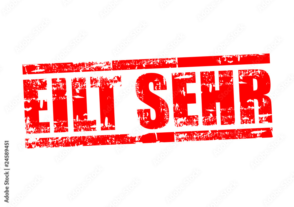 Eilt sehr Stock-Illustration | Adobe Stock