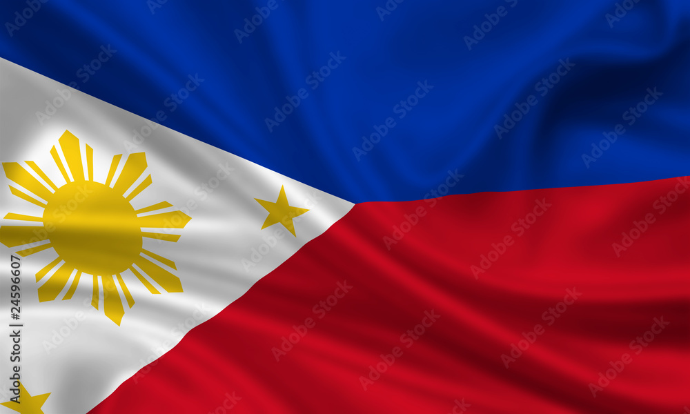 Flag of the Philippines Philippinen Fahne Flagge Stock Photo | Adobe Stock