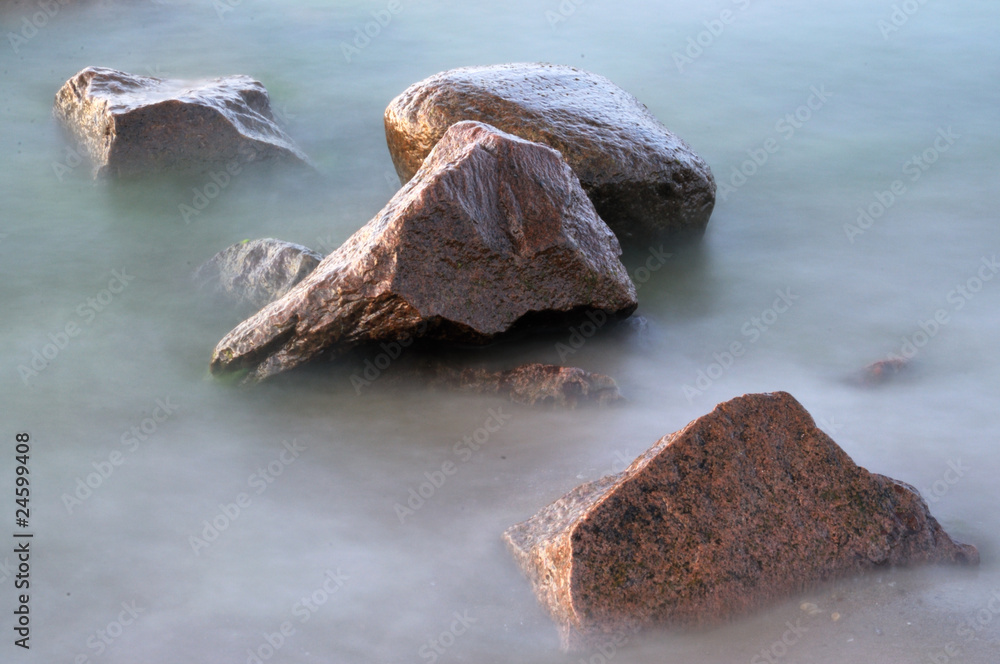 Steine im Meer Stock Photo | Adobe Stock