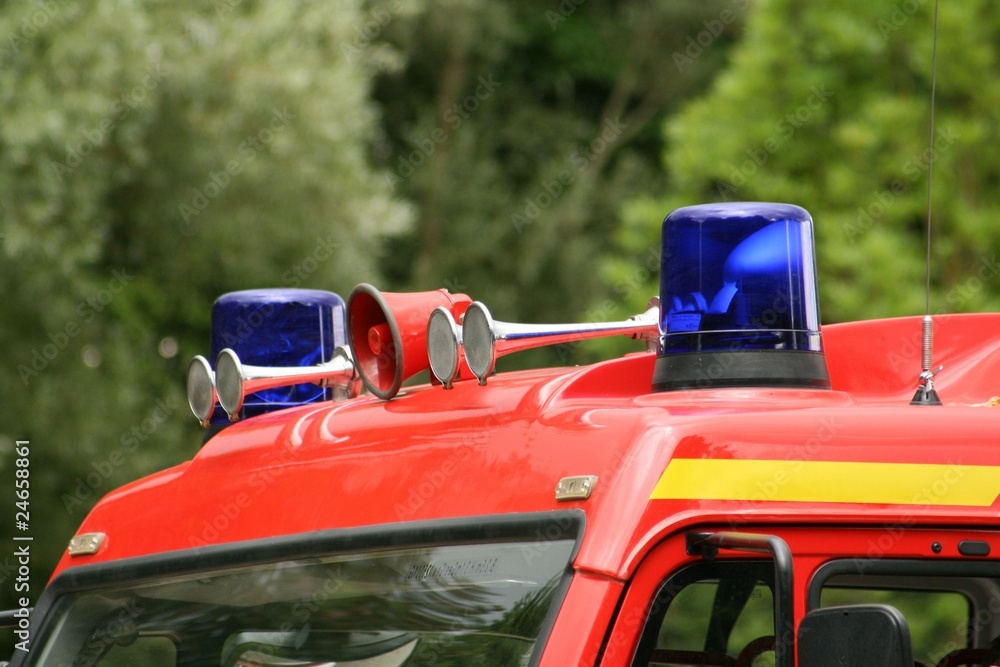Feuerwehr Blaulicht Stock Photo | Adobe Stock