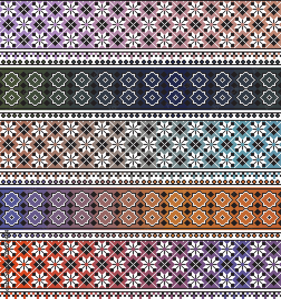 American textile pattern Stock Vector | Adobe Stock