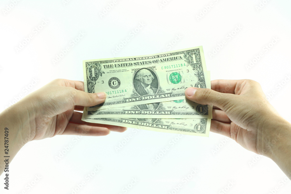 Pay money Stock Photo | Adobe Stock