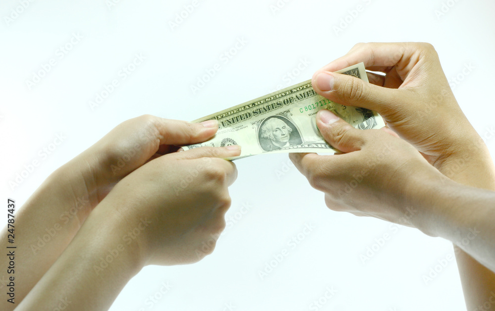 snatch money Stock Photo | Adobe Stock
