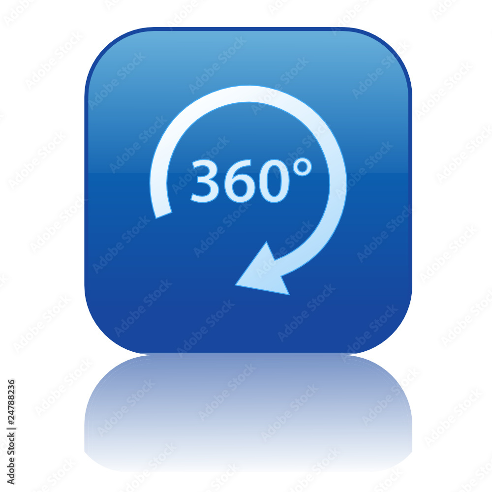360 DEGREES Web Button (view panorama virtual visit 360° vector) Stock ...