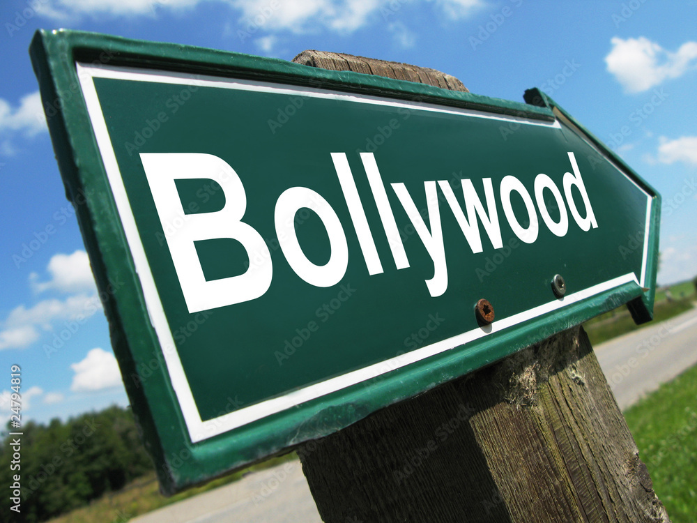 BOLLYWOOD road sign Stock Photo | Adobe Stock